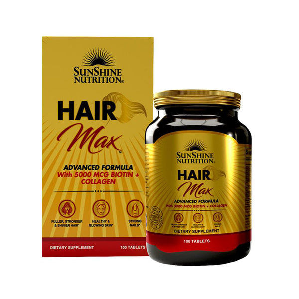 Sunshine Nutrition Hair Max 100 Tablets – 800derma